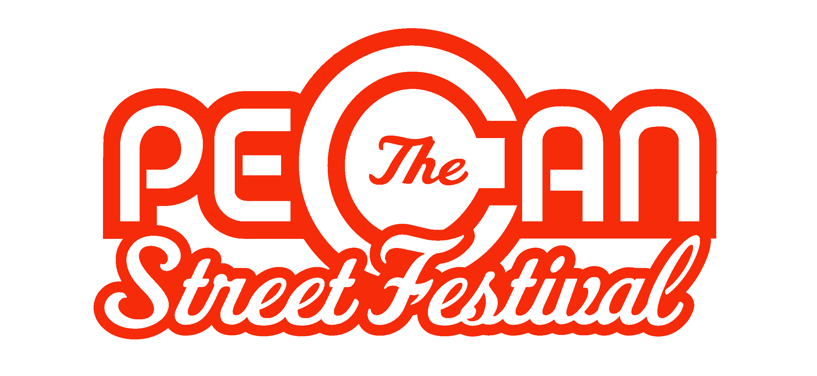 Pecan Vector Logo Red Orange | Pecan Fest Wired